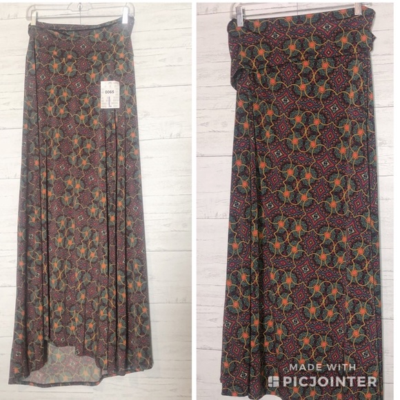 LuLaRoe | Skirts | Llr Maxi Skirt Large | Poshmark